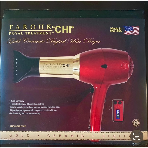 Accessories | Farouk Chi Royal Treatment Hair Dryer | Poshmark